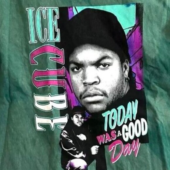 Shirts | Ice Cube Today Was A Good Day Green Band Tee Size Large | Poshmark